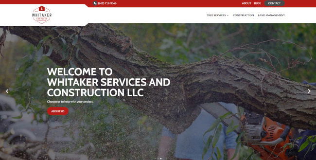Our New Website is Live! | Whitaker Services and Construction LLC